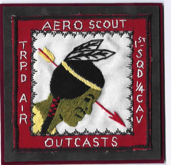 Vietnam Helicopter insignia and artifacts - D Troop, 1st Squadron, 4th ...