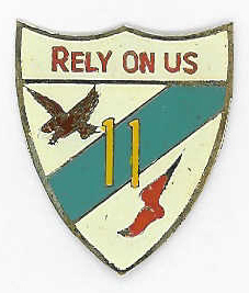 Vietnam Helicopter insignia and artifacts - 11th Combat Aviation Battalion