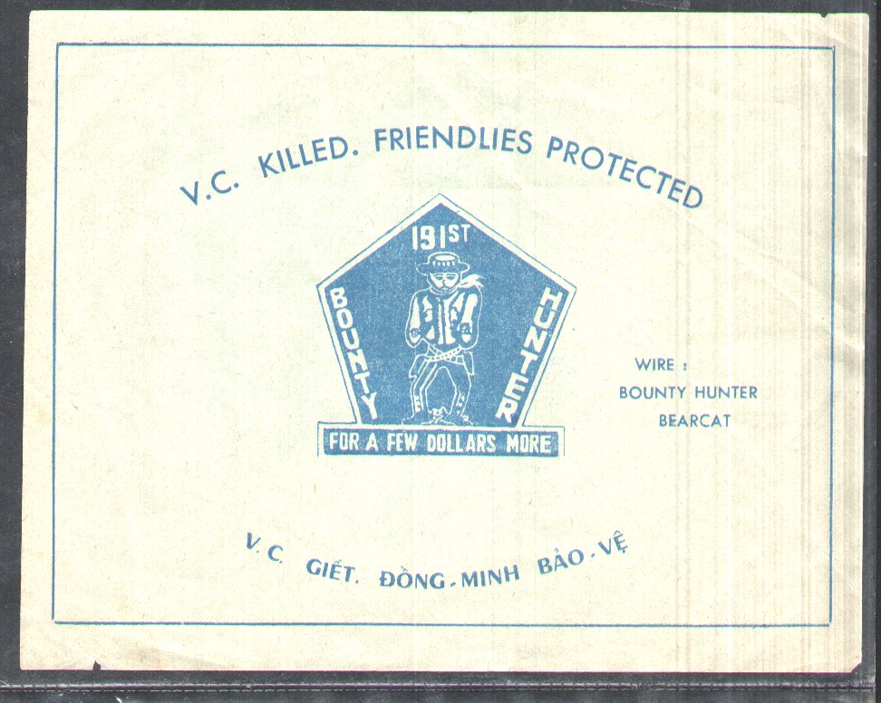 Vietnam Helicopter insignia and artifacts - 191st Assault Helicopter ...