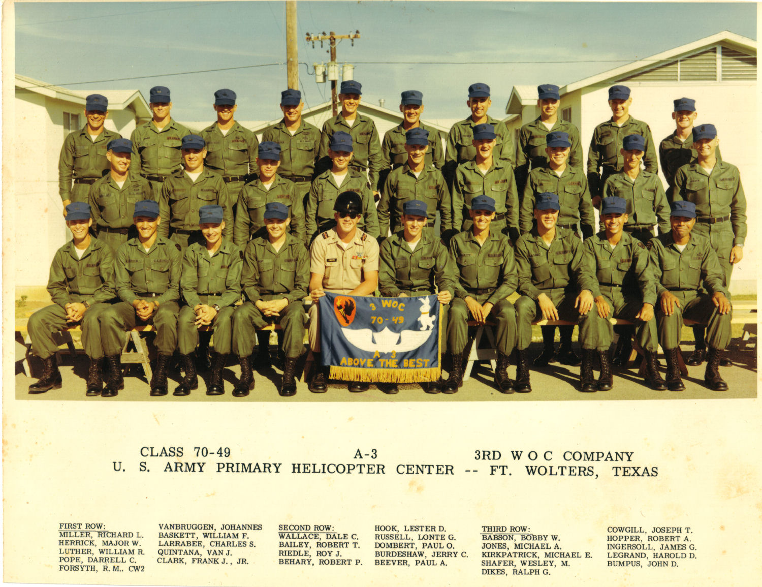 Vietnam Helicopter insignia and artifacts - Flight School