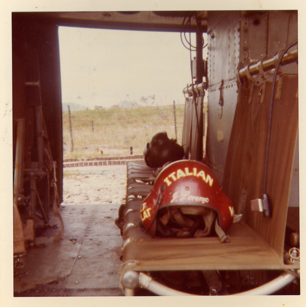 Vietnam Helicopter insignia and artifacts - Helmet Art
